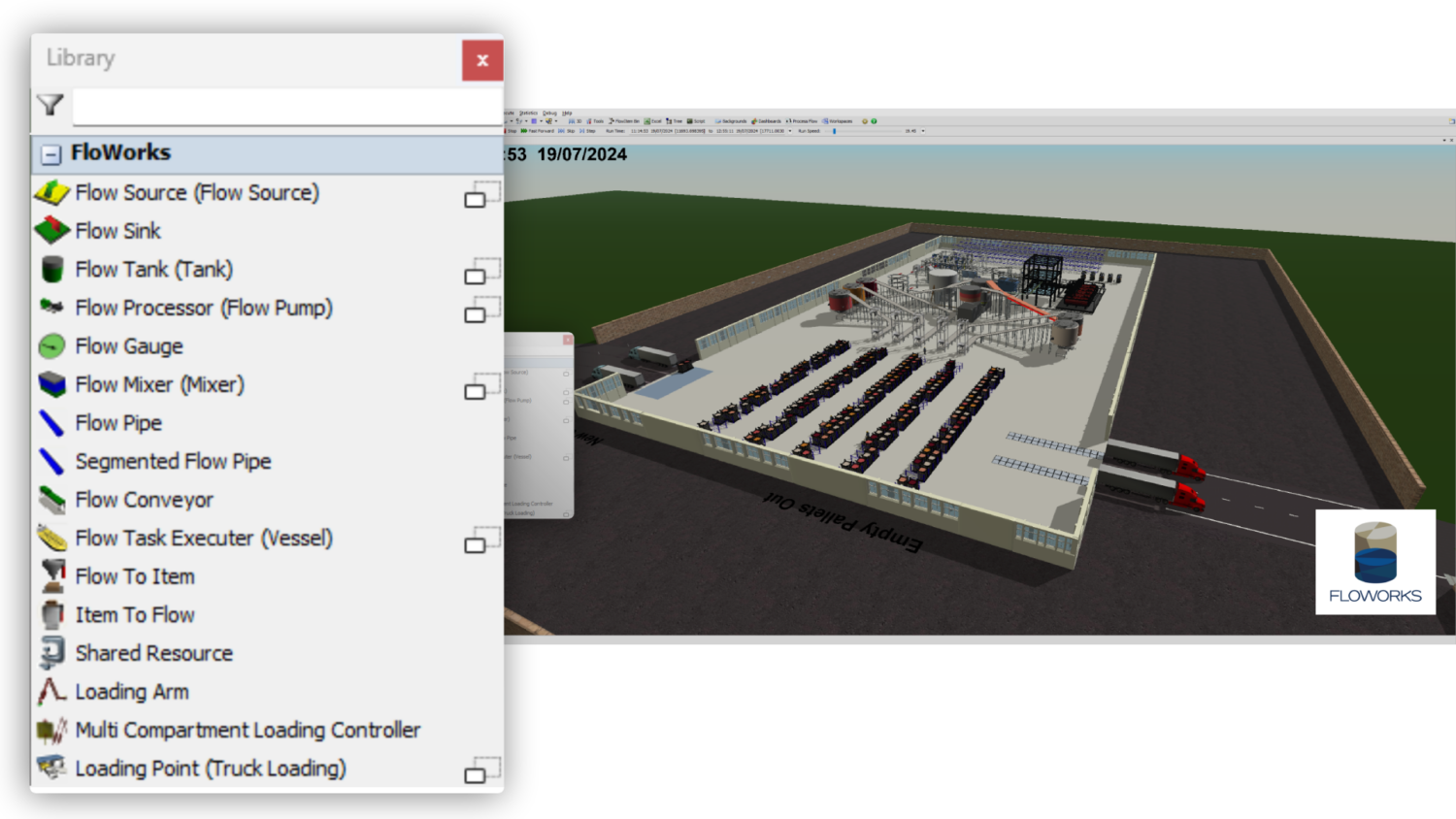 FloWorks bulk fluids & gas supply chain simulator - Talumis